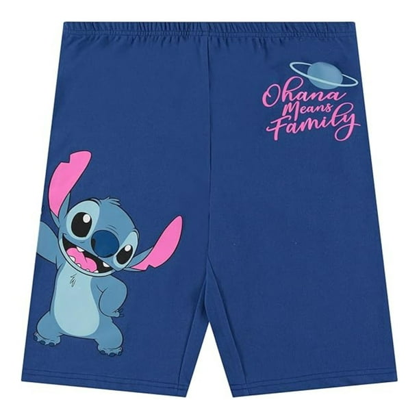 Disney Ladies Lilo and Stitch Shorts, Stitch Spandex Biker Shorts ...