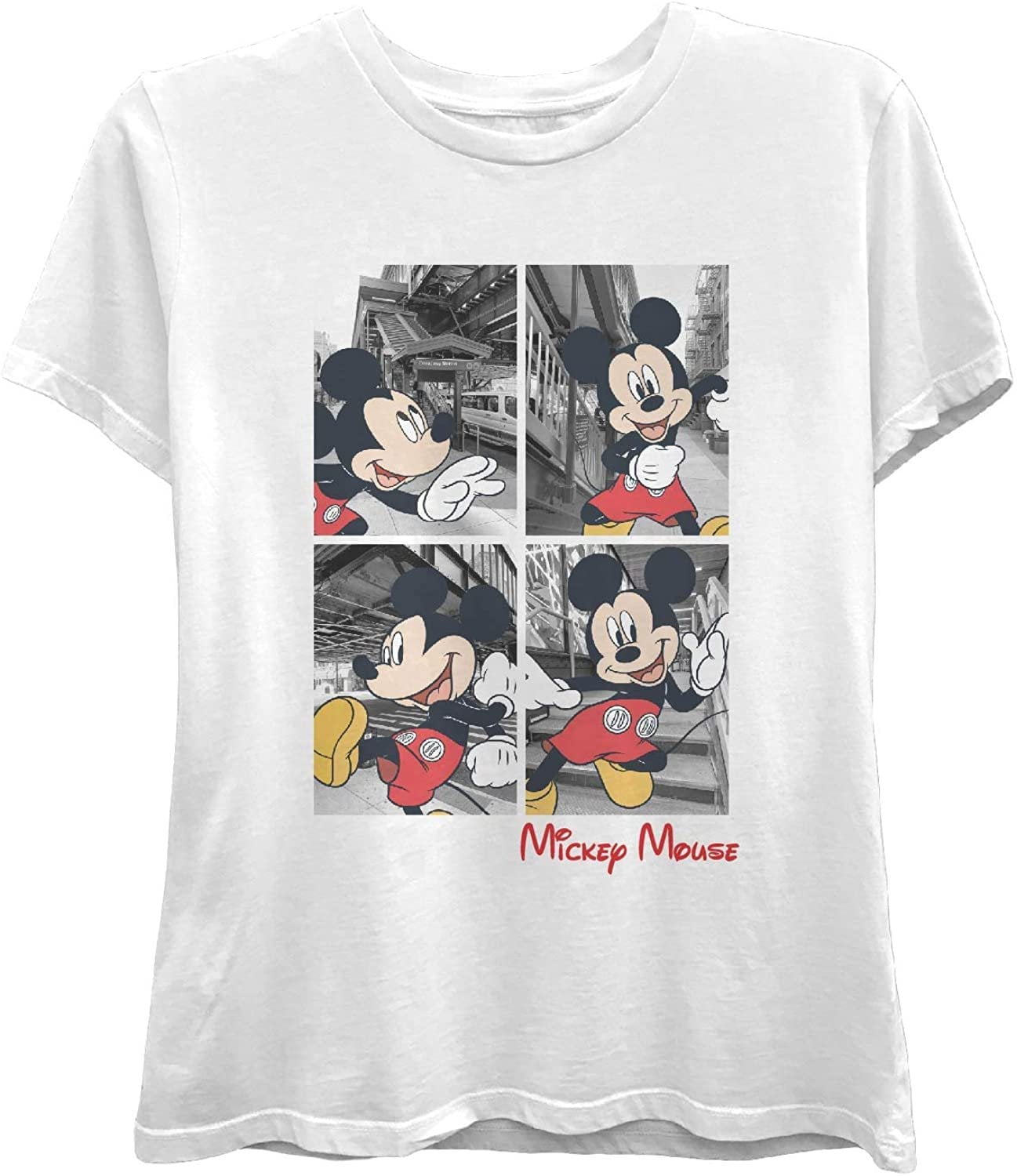 Disney Ladies Mickey Mouse Fashion Shirt Ladies Classic Mickey Mouse