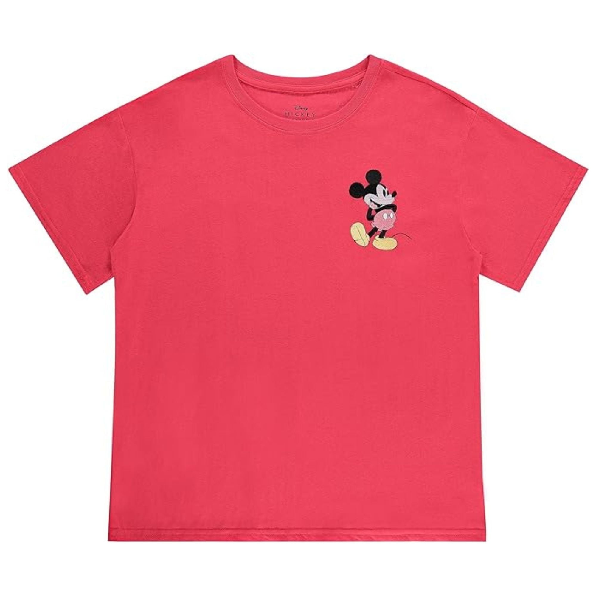 Disney Women's Mickey Mouse Shirt, Graphic Embroidered Cartoon Mickey T ...