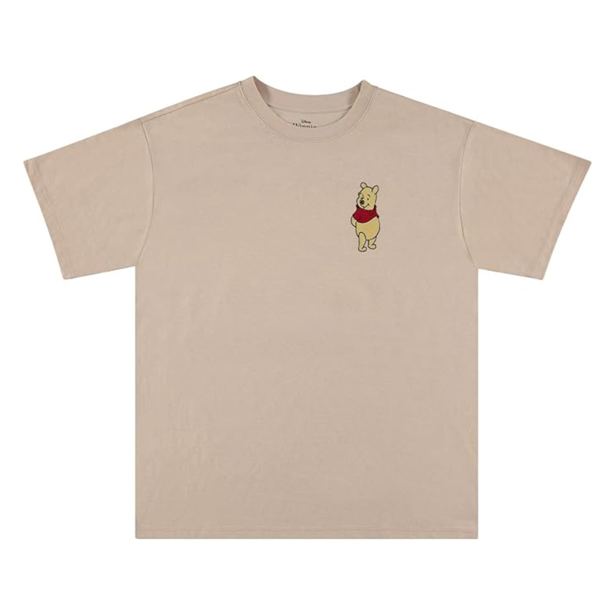 Disney Women's Shirt, Graphic Print Winnie The Pooh T-shirt Dusty Taupe ...
