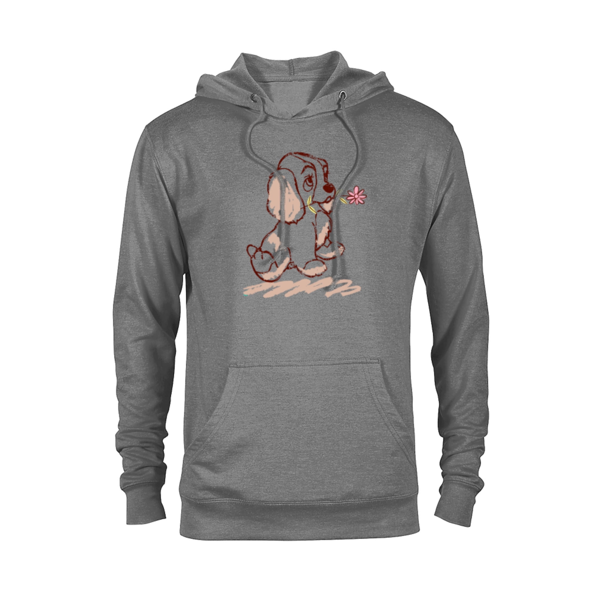 Disney Lady and the Tramp Lady Puppy Sketch - Pullover Hoodie for ...