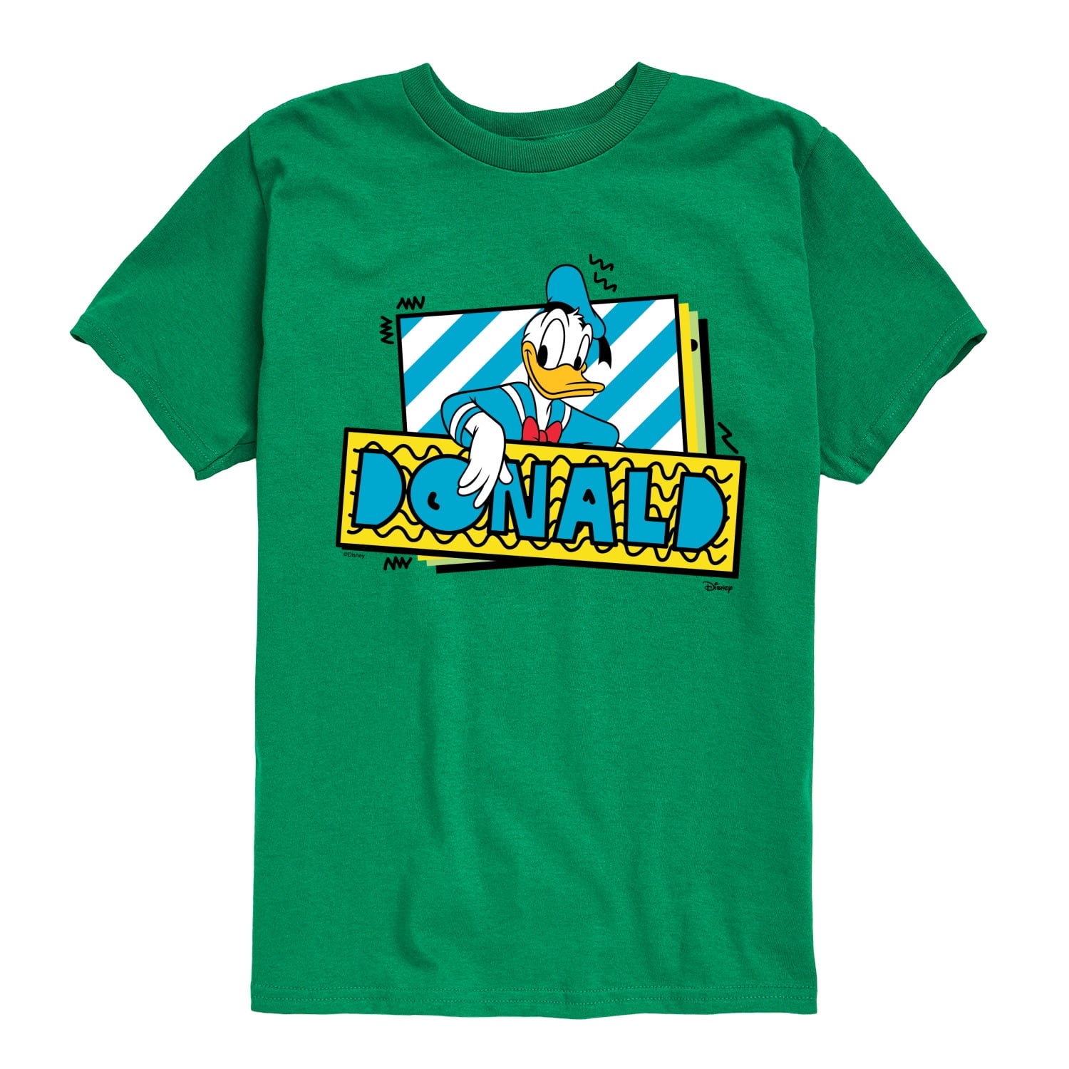 Disney - Leaning Donald Duck With Nametag - Toddler & Youth Short ...