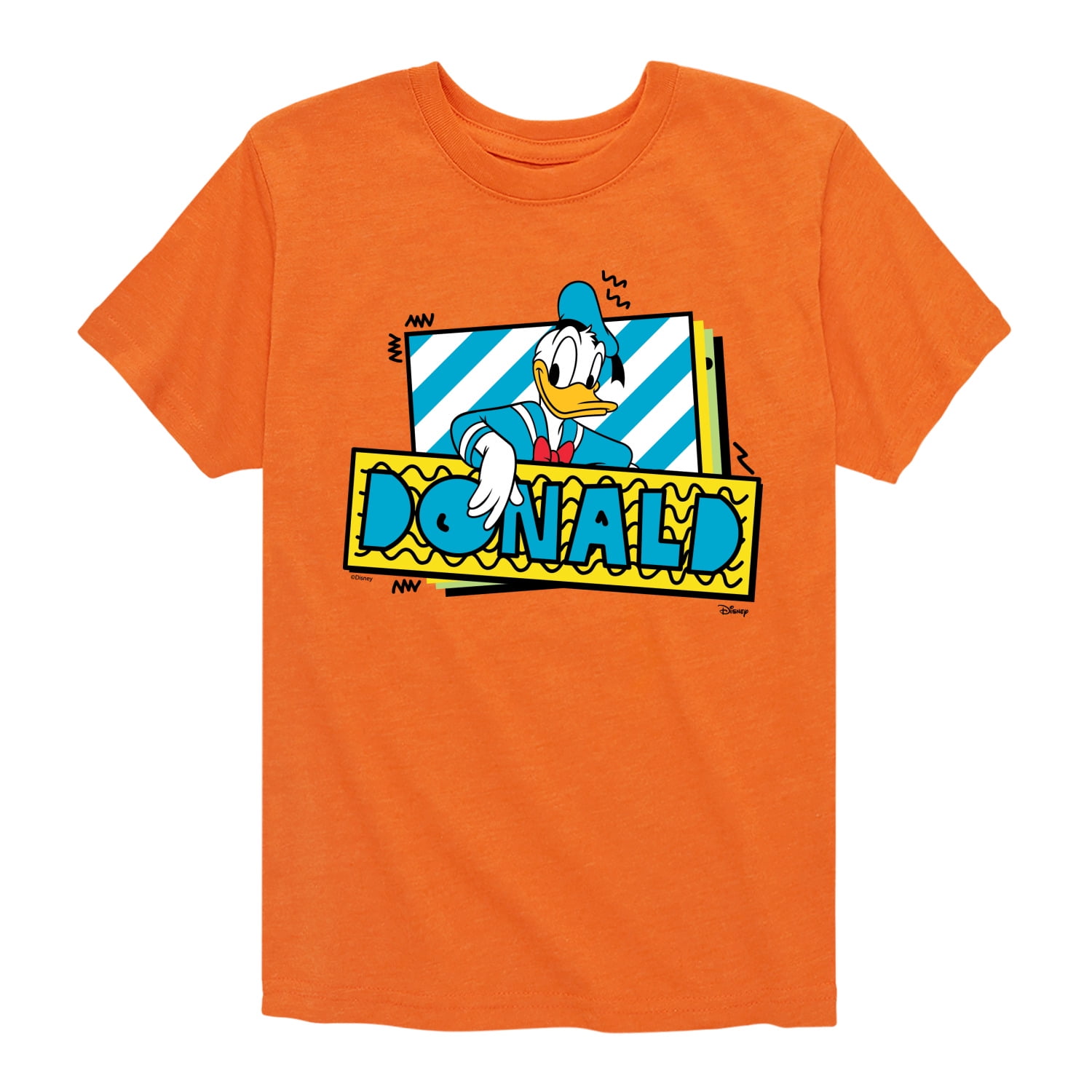 Disney - Leaning Donald Duck With Nametag - Toddler & Youth Short ...