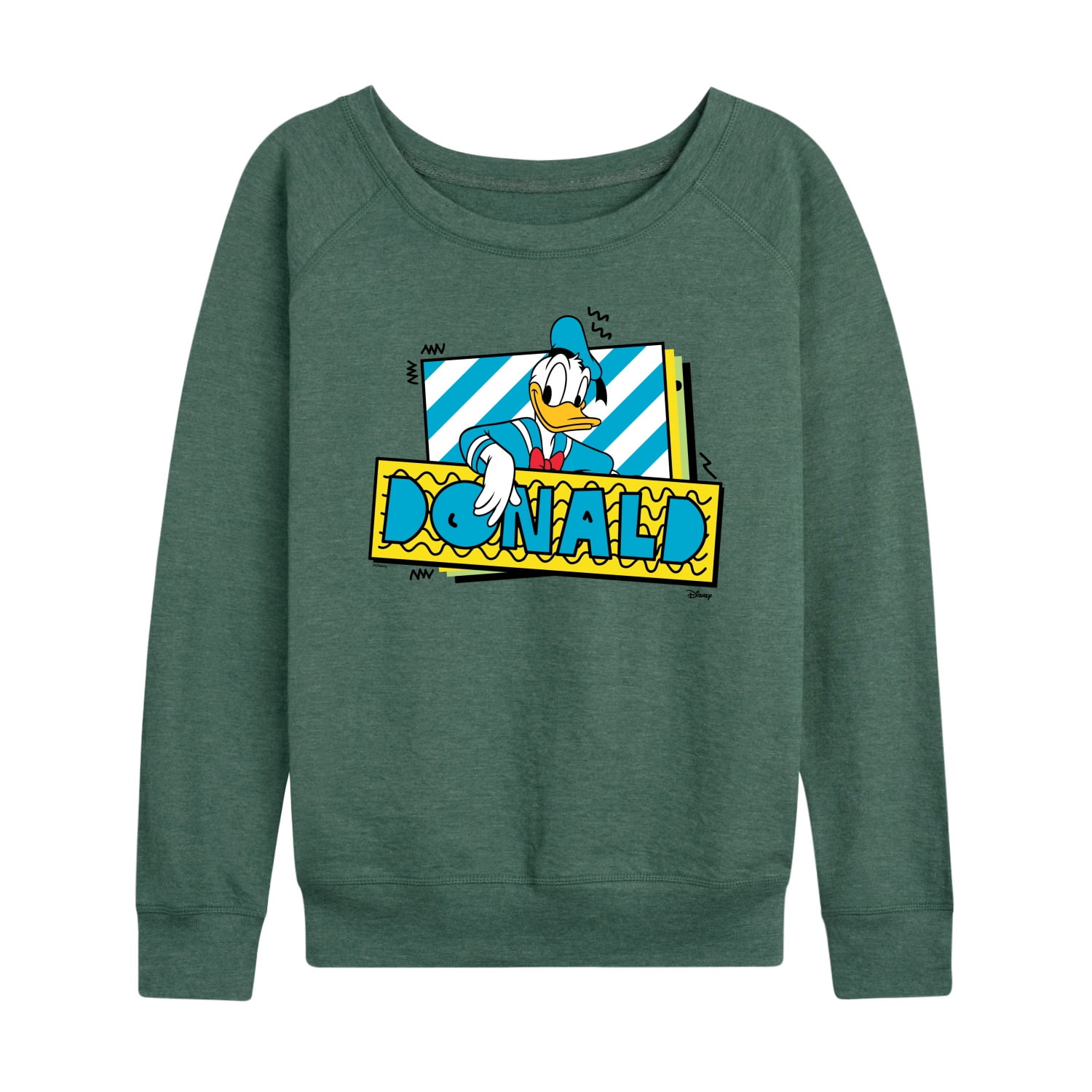 Disney - Leaning Donald Duck With Nametag - Women's Lightweight French ...