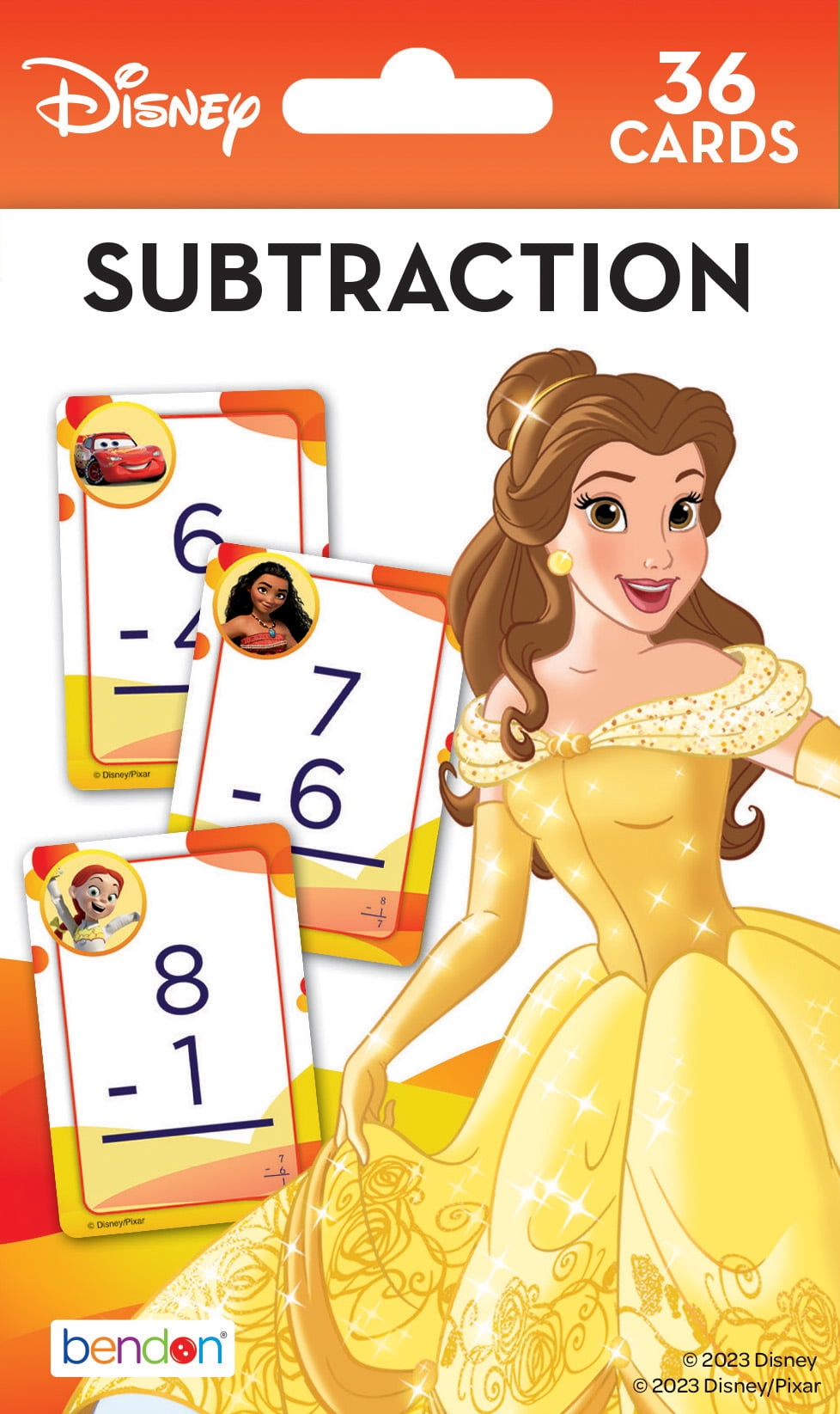 Disney Learn Math Educational Flash Cards 3 Pack Bundle - Walmart.com