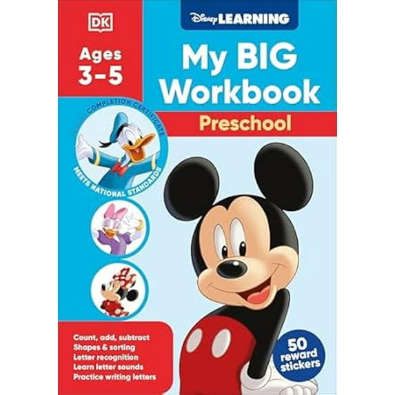 Disney Learning Big Workbook Preschool - Walmart.com