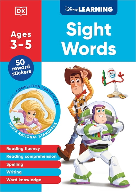 Disney Learning Sight Words (Ages 3-5): Preschool English Reading ...