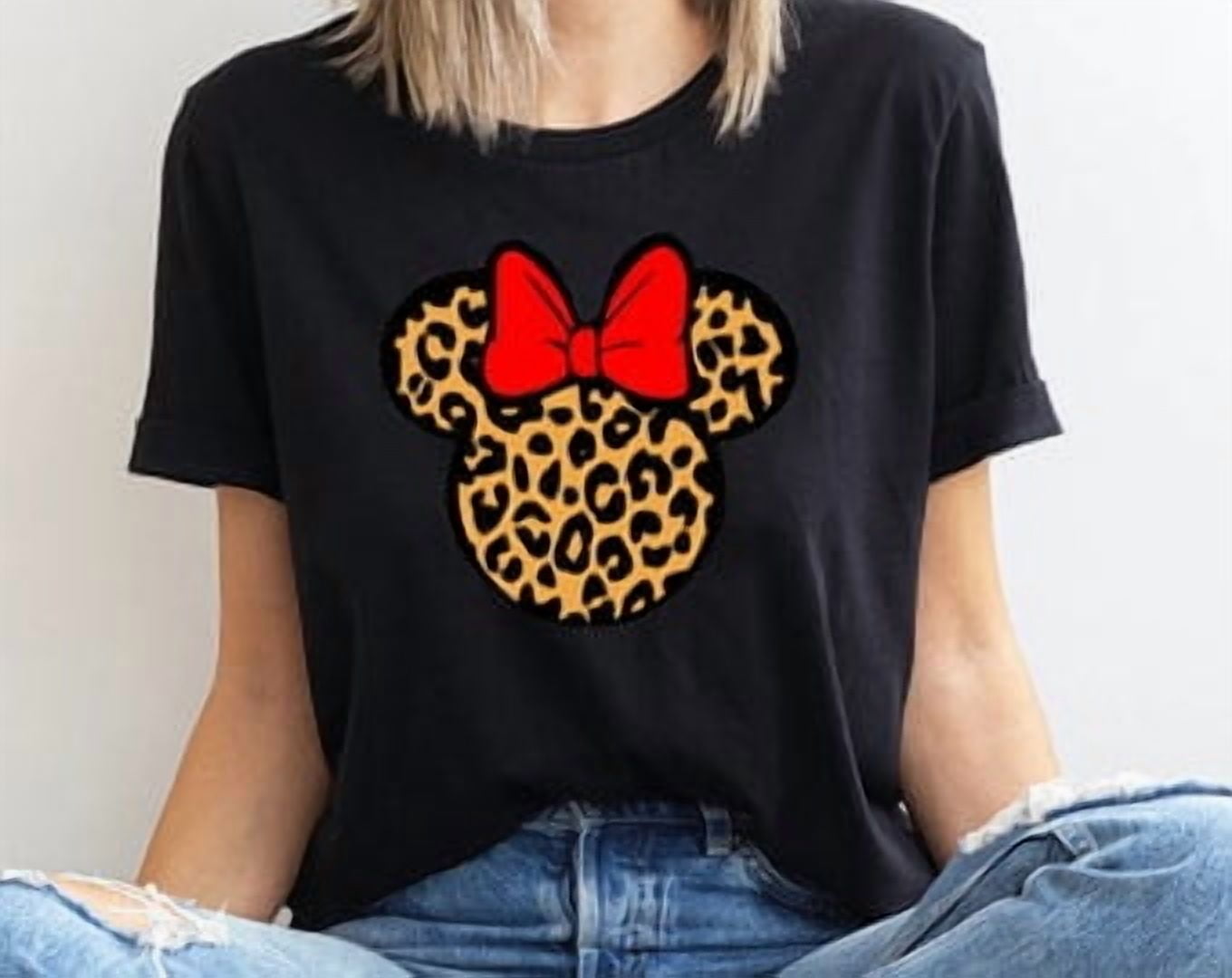Disney Leopard Print Minnie Family Matching Shirts, Cute Disney ...