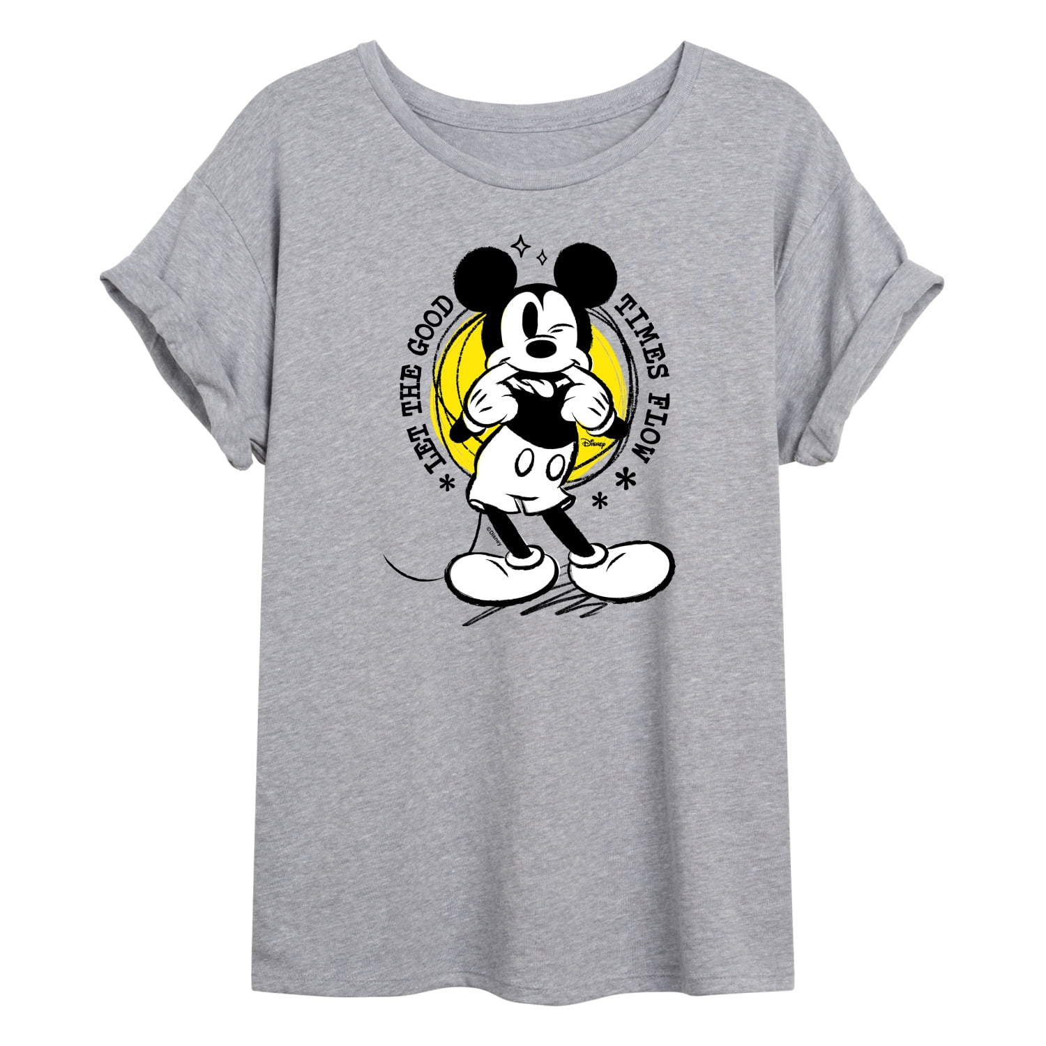 Disney - Let The Good Times Flow - Juniors Ideal Flowy Muscle T-Shirt ...