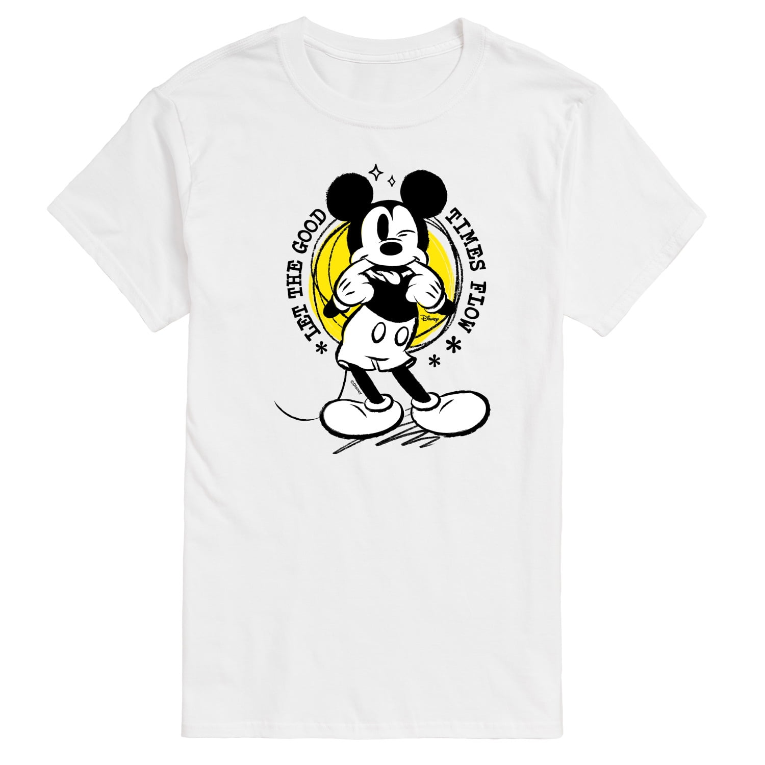 Disney - Let The Good Times Flow - Men's Short Sleeve Graphic T-Shirt ...
