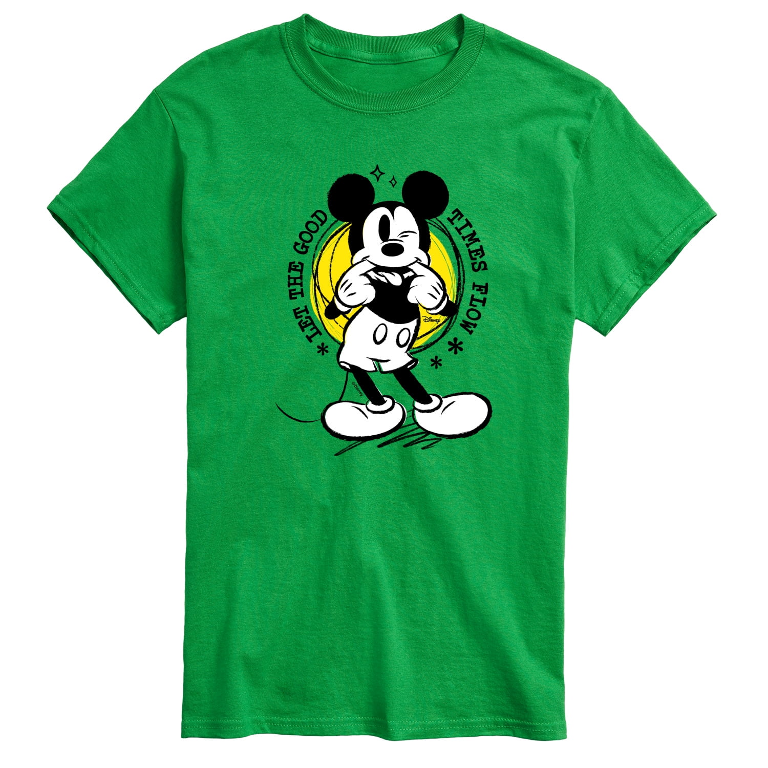 Disney - Let The Good Times Flow - Men's Short Sleeve Graphic T-Shirt ...
