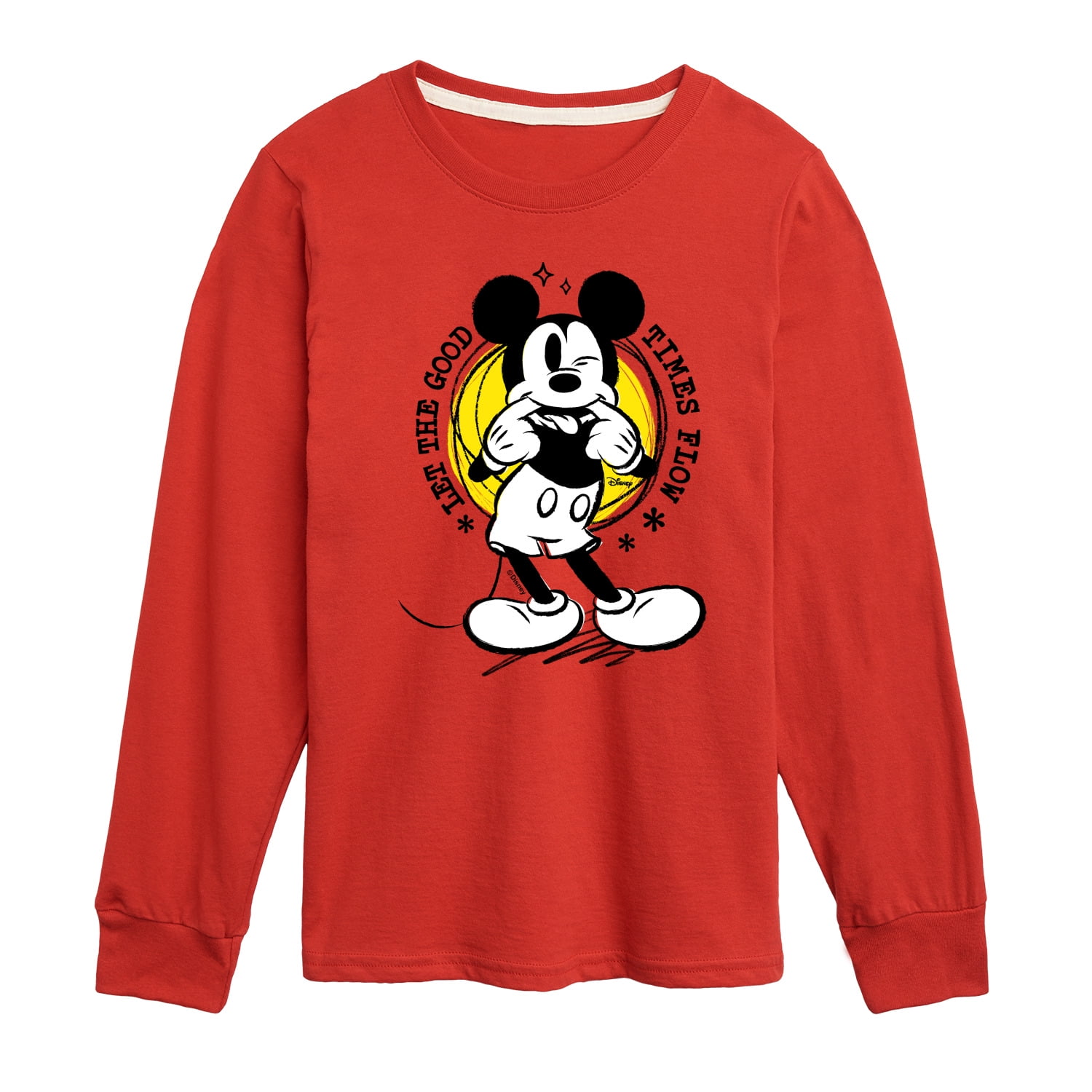 Disney - Let The Good Times Flow - Toddler & Youth Long Sleeve Graphic ...