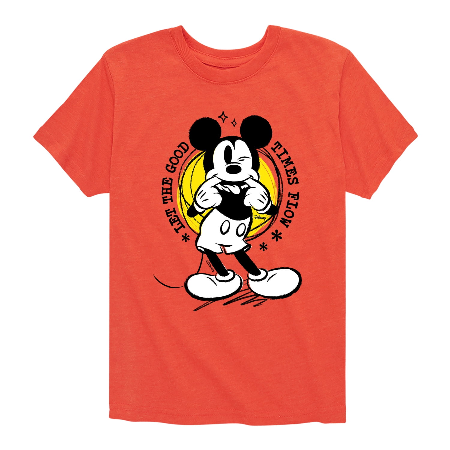 Disney - Let The Good Times Flow - Toddler & Youth Short Sleeve Graphic ...