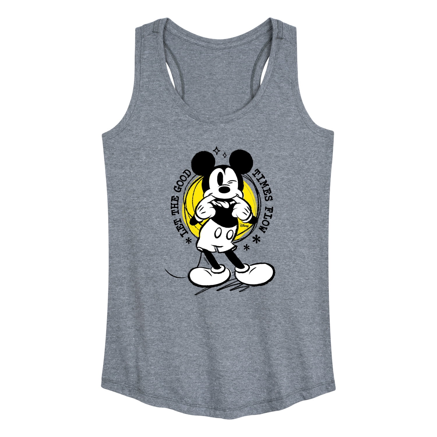 Disney - Let The Good Times Flow - Women's Racerback Tank Top - Walmart.com