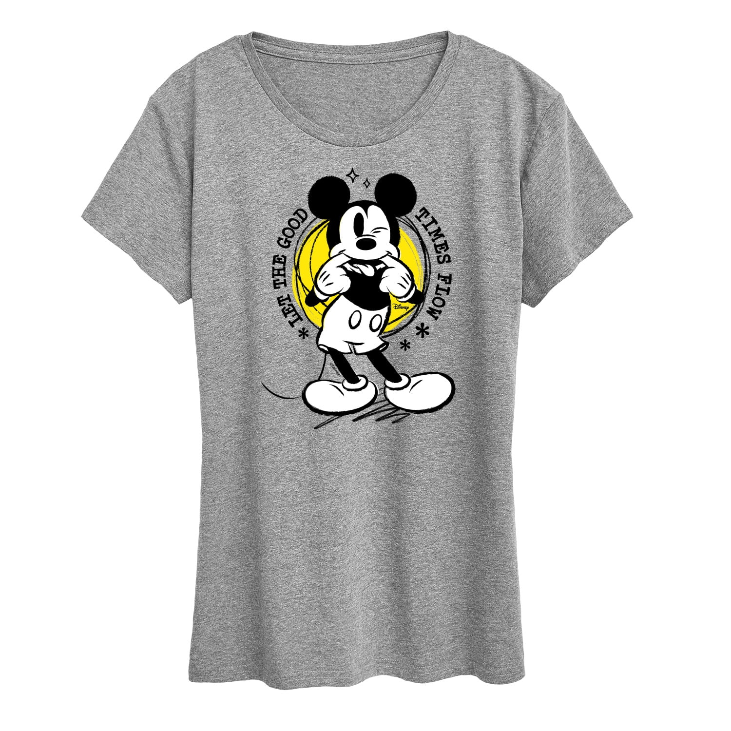 Disney - Let The Good Times Flow - Women's Short Sleeve Graphic T-Shirt ...