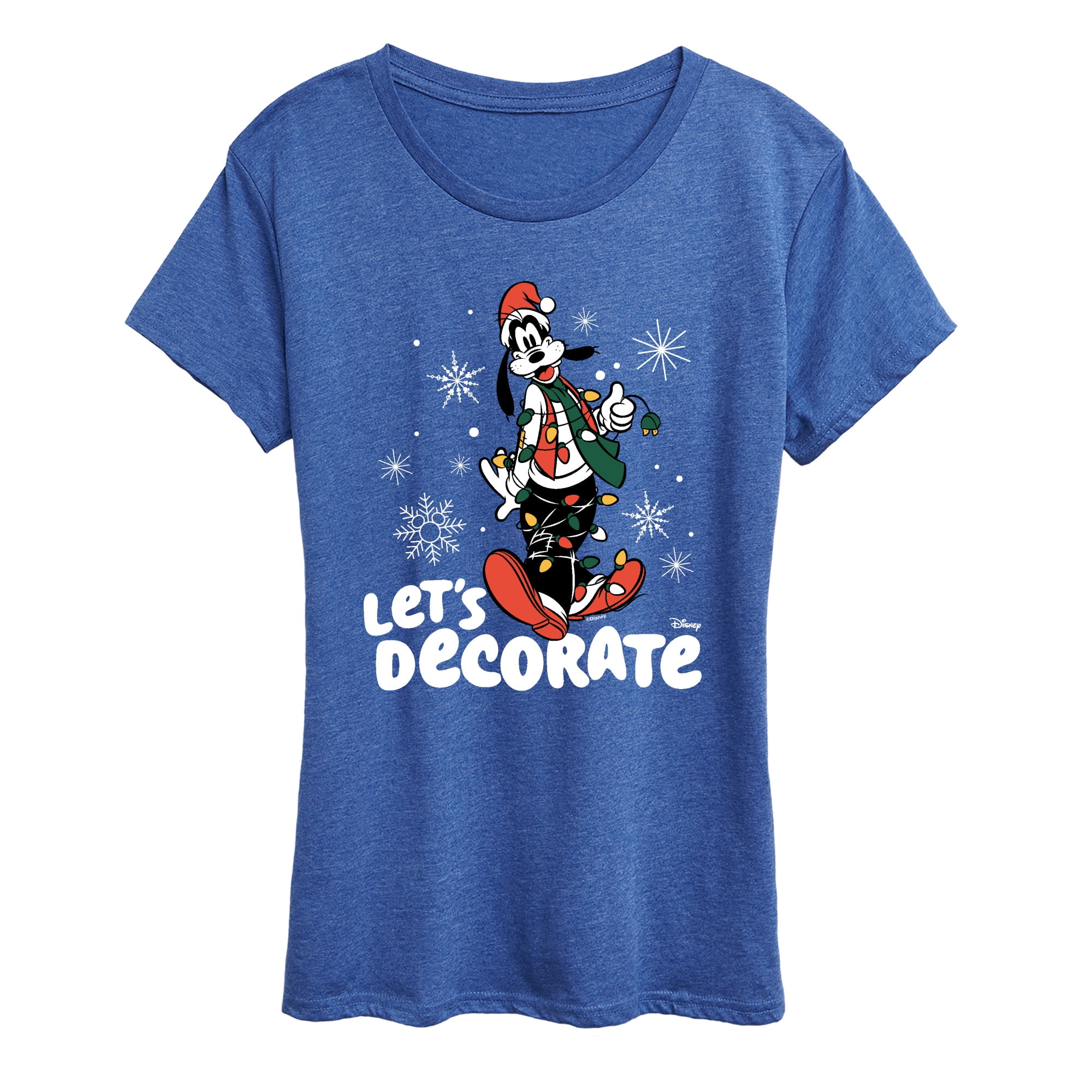 Disney - Let's Decorate - Women's Short Sleeve Graphic T-Shirt ...