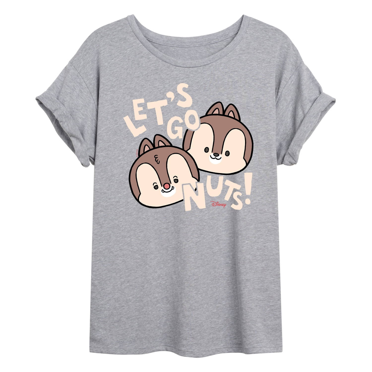 Disney - Let's Go Nuts - Women's Oversized T-Shirt - Walmart.com