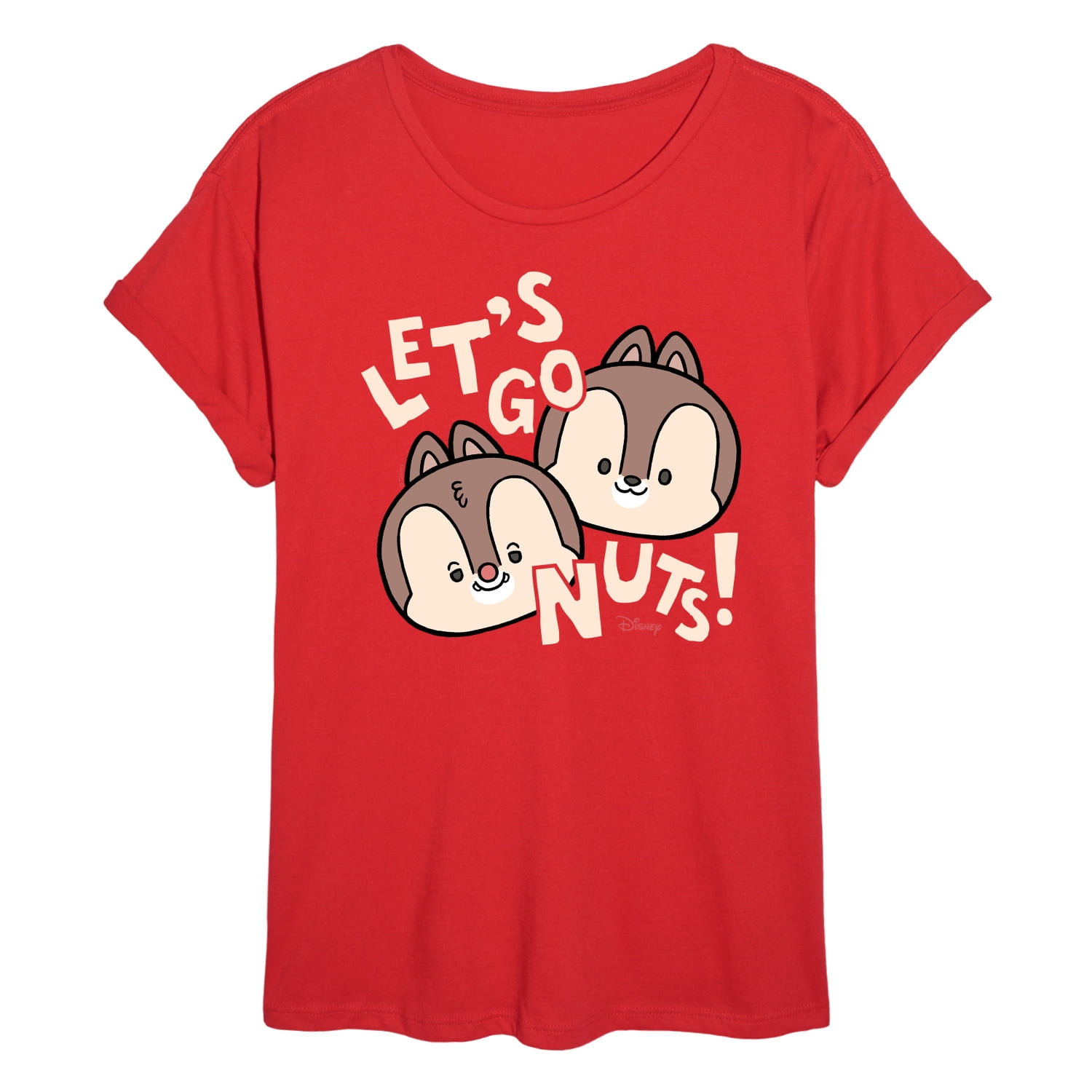 Disney - Let's Go Nuts - Juniors Ideal Flowy Muscle T-Shirt - Walmart.com