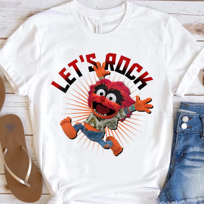 Disney Let's Rock Muppet Babies Animal Shirt, Disneyland Family ...