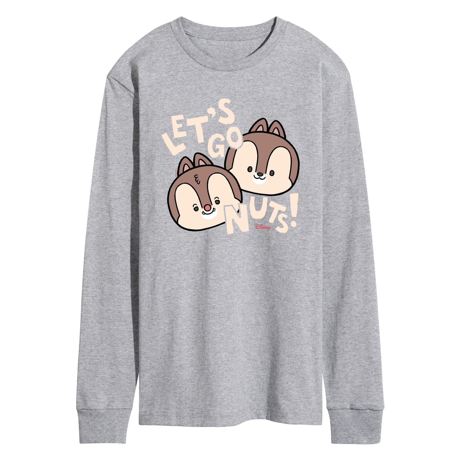 Disney - Lets Go Nuts - Men's Long Sleeve T-Shirt - Walmart.com