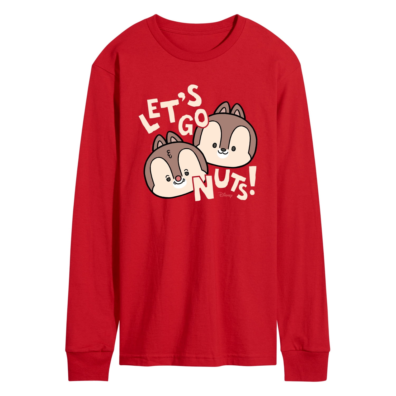Disney - Lets Go Nuts - Men's Long Sleeve T-Shirt - Walmart.com
