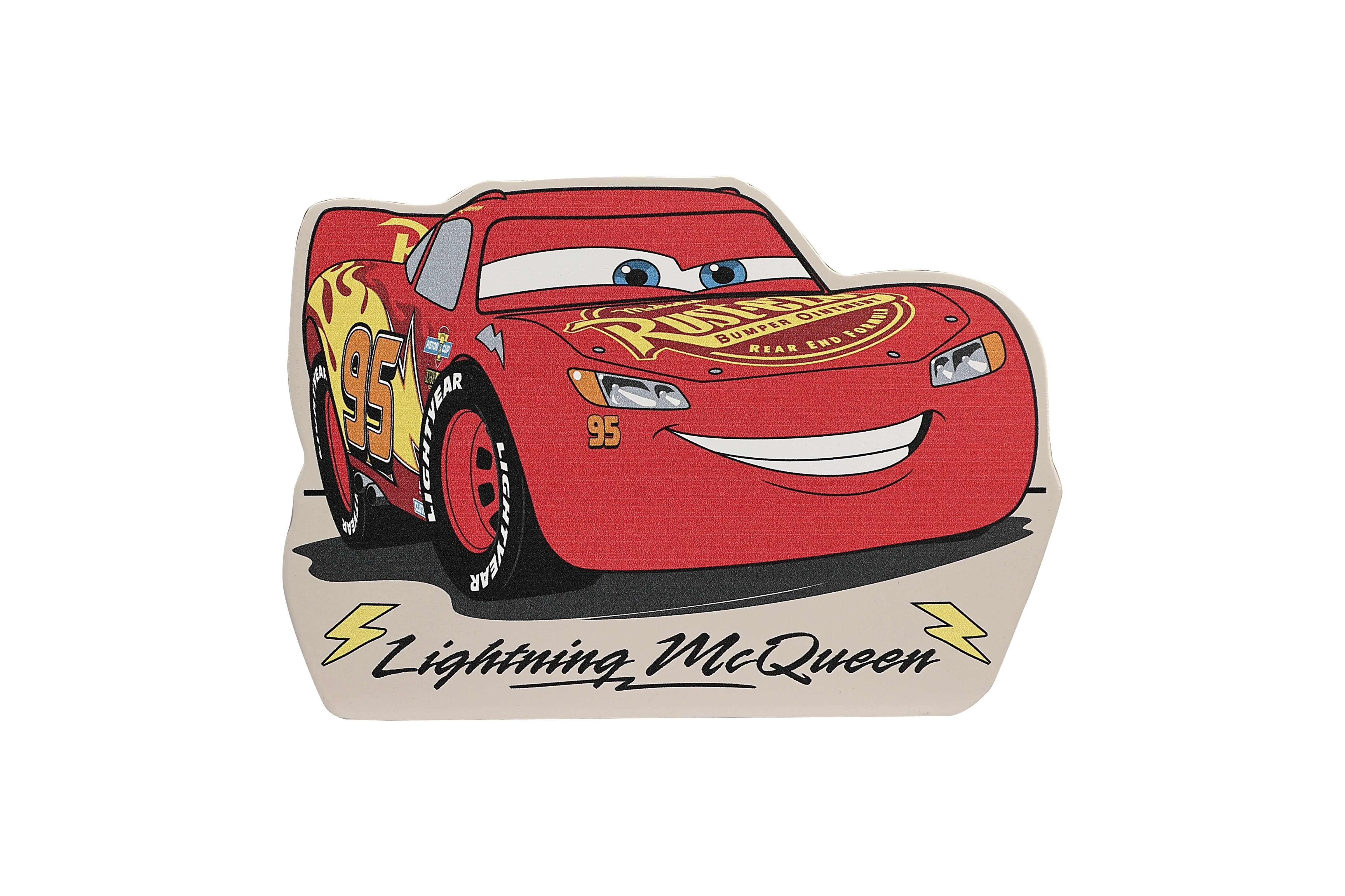 Disney Cars Lightning McQueen Die-Cut MDF Block by POP Creations ...