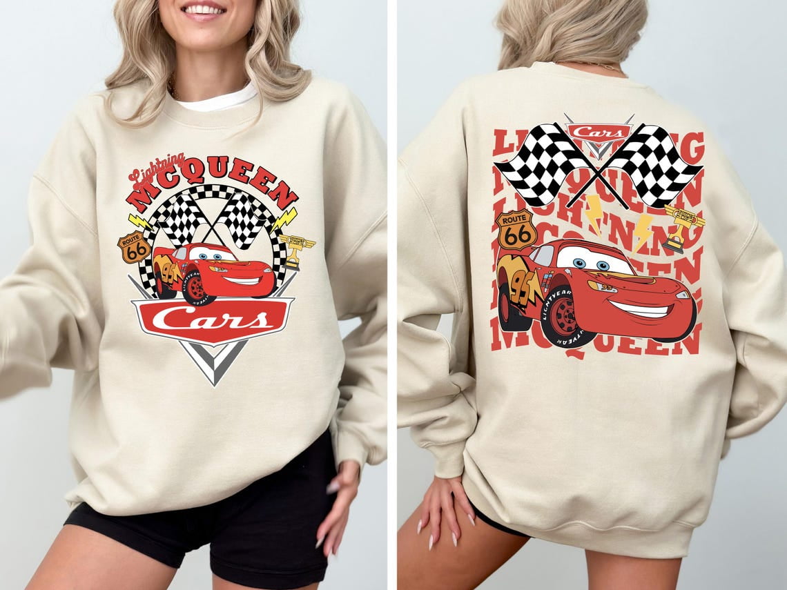 Disney Lightning McQueen Sweatshirt, Pixar Cars Sweat, Toddler Piston ...