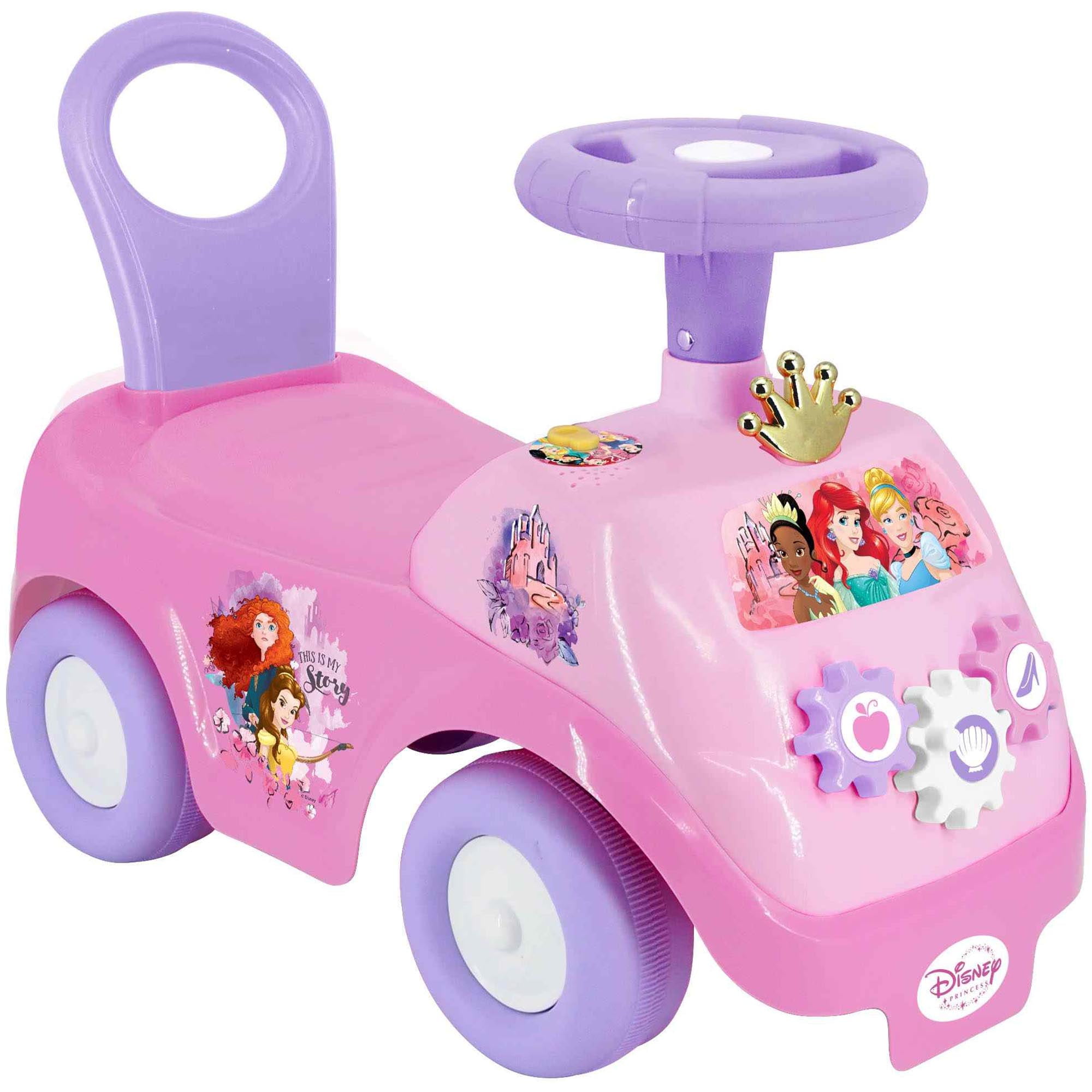 Disney Lights Up Unisex Baby Activity Princess Push & Pedal Ride-on ...