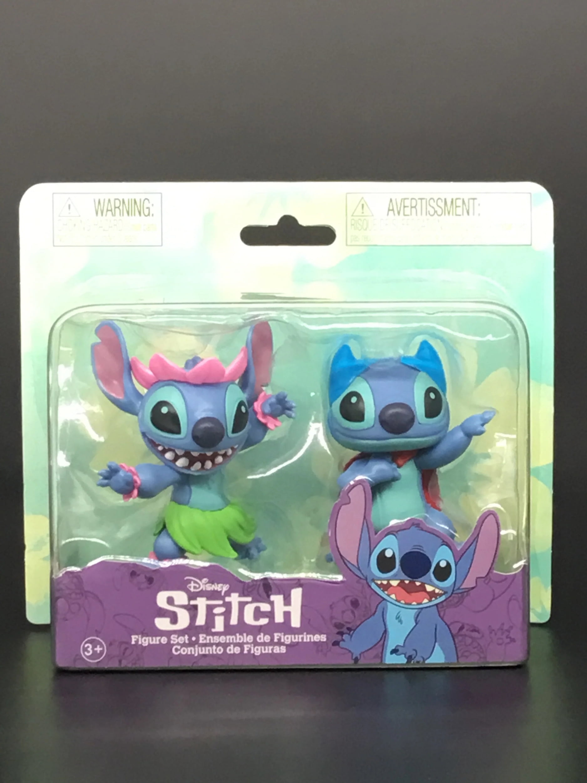 Disney Lilo Stitch 2 Figure Set - Superhero Stitch and Hula Stitch ...