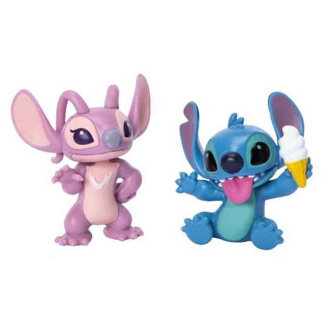 Disney Lilo & Stitch 2-Pack Ice Cream Stitch and Angel Figure Set ...
