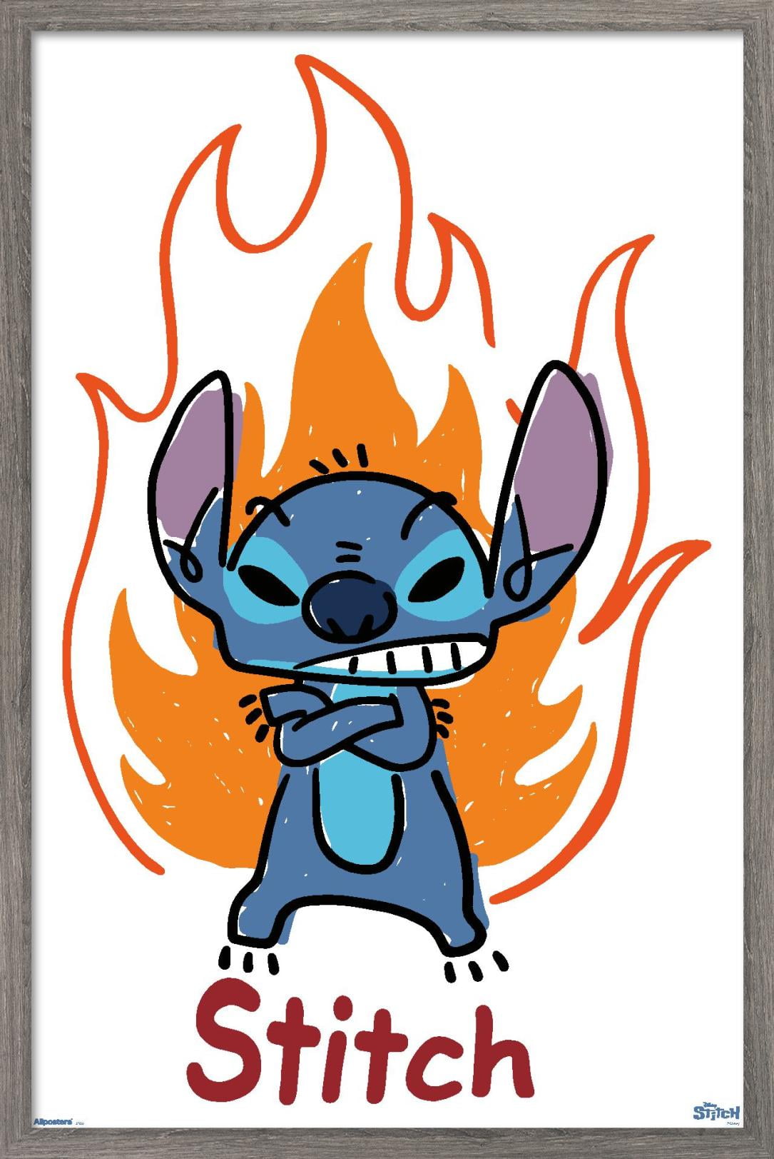Disney Lilo & Stitch (2002) - Fire & Attitude Wall Poster, 22.375" x 34 ...