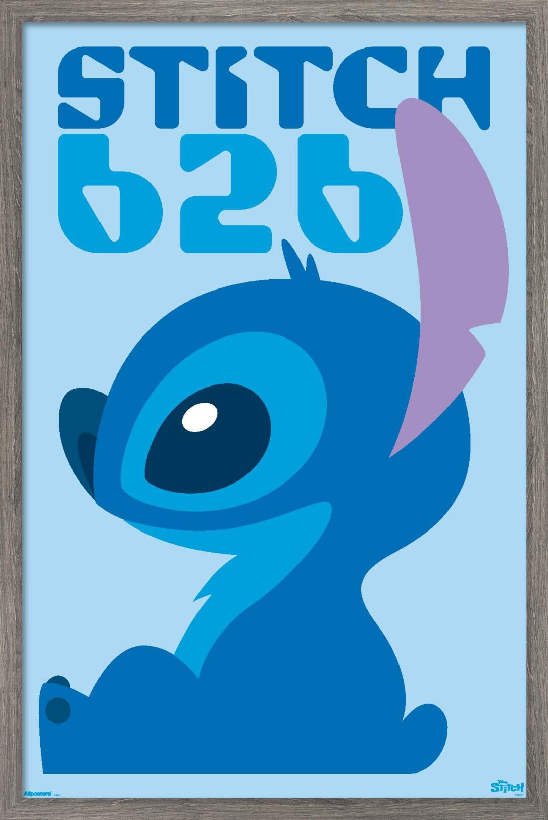 Disney Lilo & Stitch (2002) - Stitch Minimalist Profile Wall Poster, 14 ...