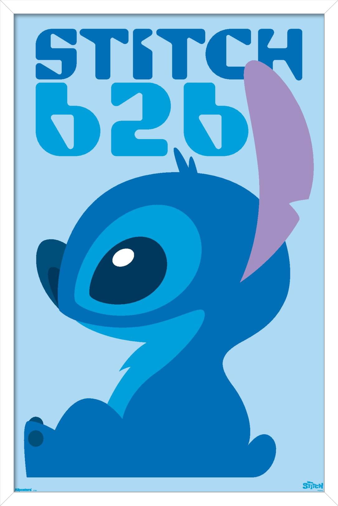 Disney Lilo & Stitch (2002) - Stitch Minimalist Profile Wall Poster, 14 ...