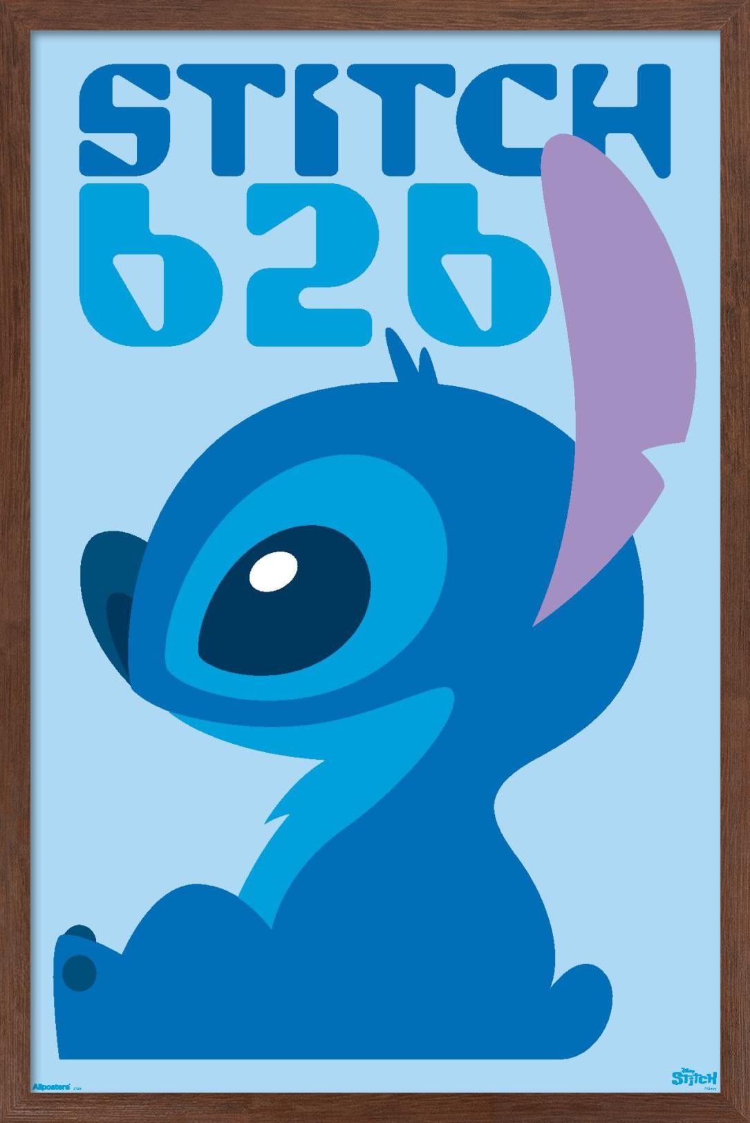Disney Lilo & Stitch (2002) - Stitch Minimalist Profile Wall Poster, 22 ...