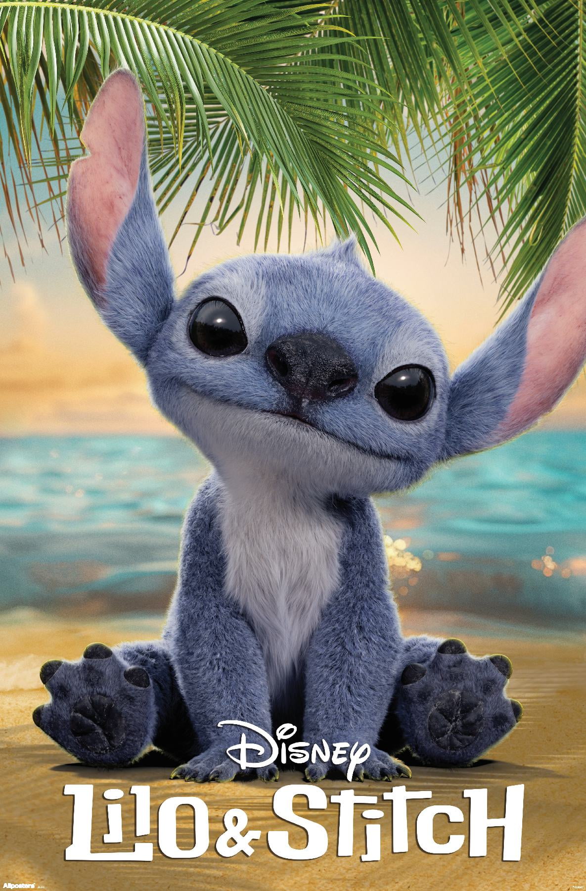 Disney Lilo & Stitch (2025) - Beach Pose One Sheet Wall Poster, 22.375 ...
