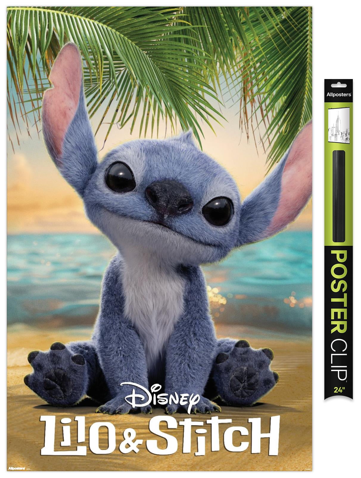 Disney Lilo & Stitch (2025) - Beach Pose One Sheet Wall Poster, 22.375 ...