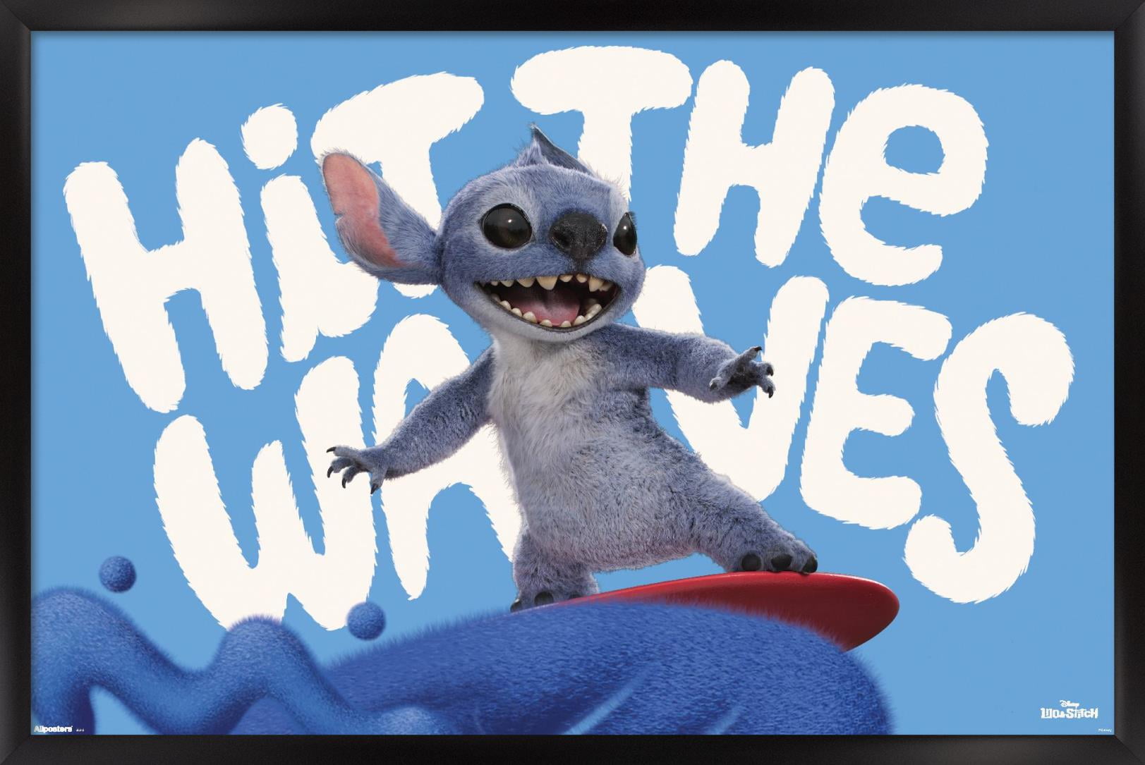 Disney Lilo & Stitch (2025) - Hit The Waves Wall Poster, 14.725" x 22. ...