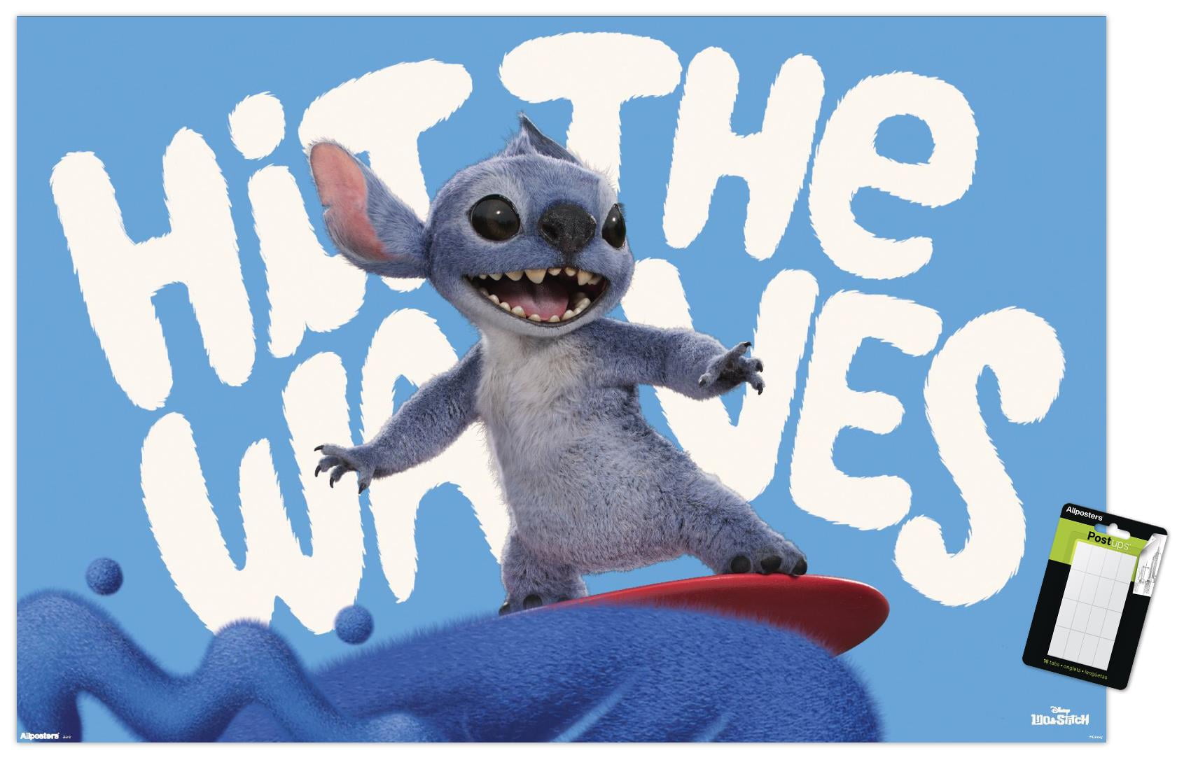 Disney Lilo & Stitch (2025) - Hit The Waves Wall Poster, 22.375" x 34 ...