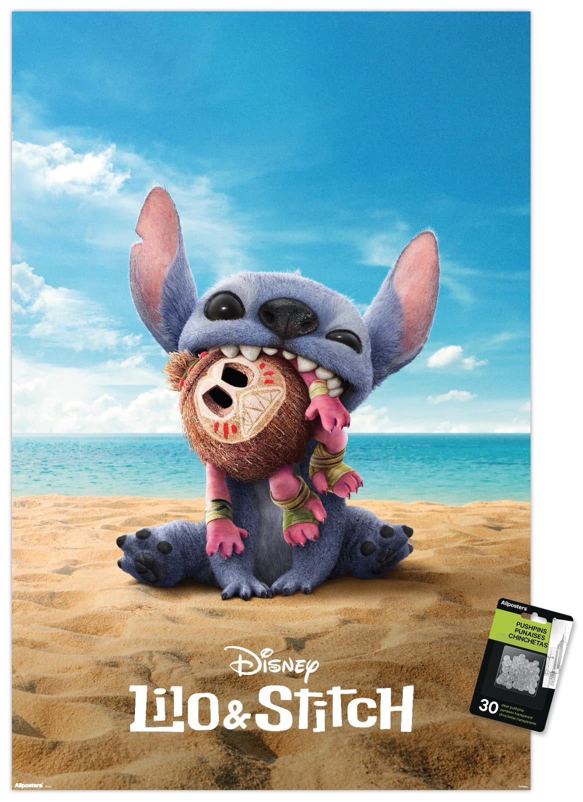 Disney Lilo & Stitch (2025) - Kakamora One Sheet Wall Poster with Push ...