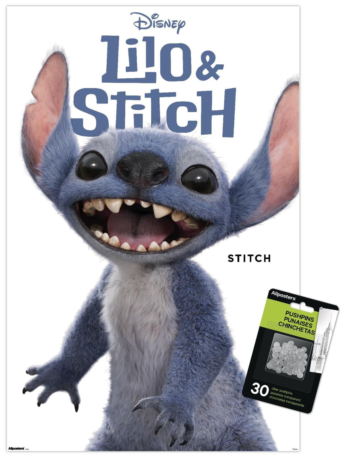 Disney Lilo & Stitch (2025) - Stitch Feature Series Wall Poster with ...