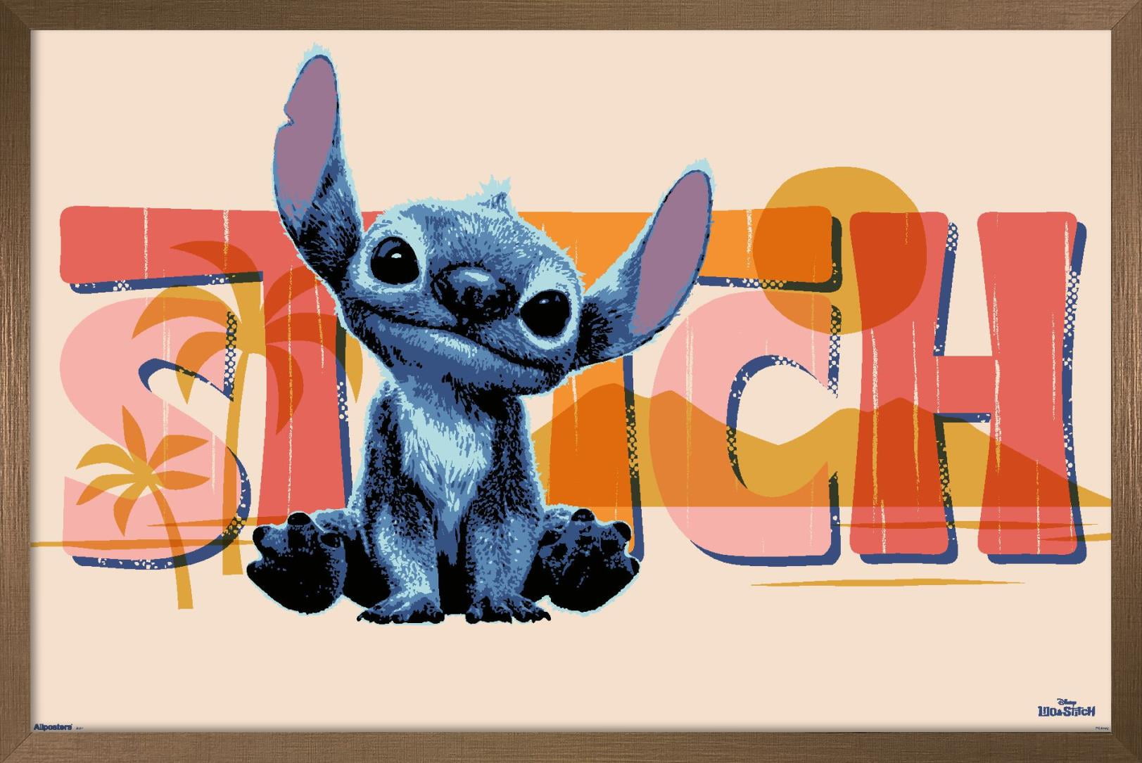 Disney Lilo & Stitch (2025) - Stitch Wall Poster, 22.375" x 34" Framed ...