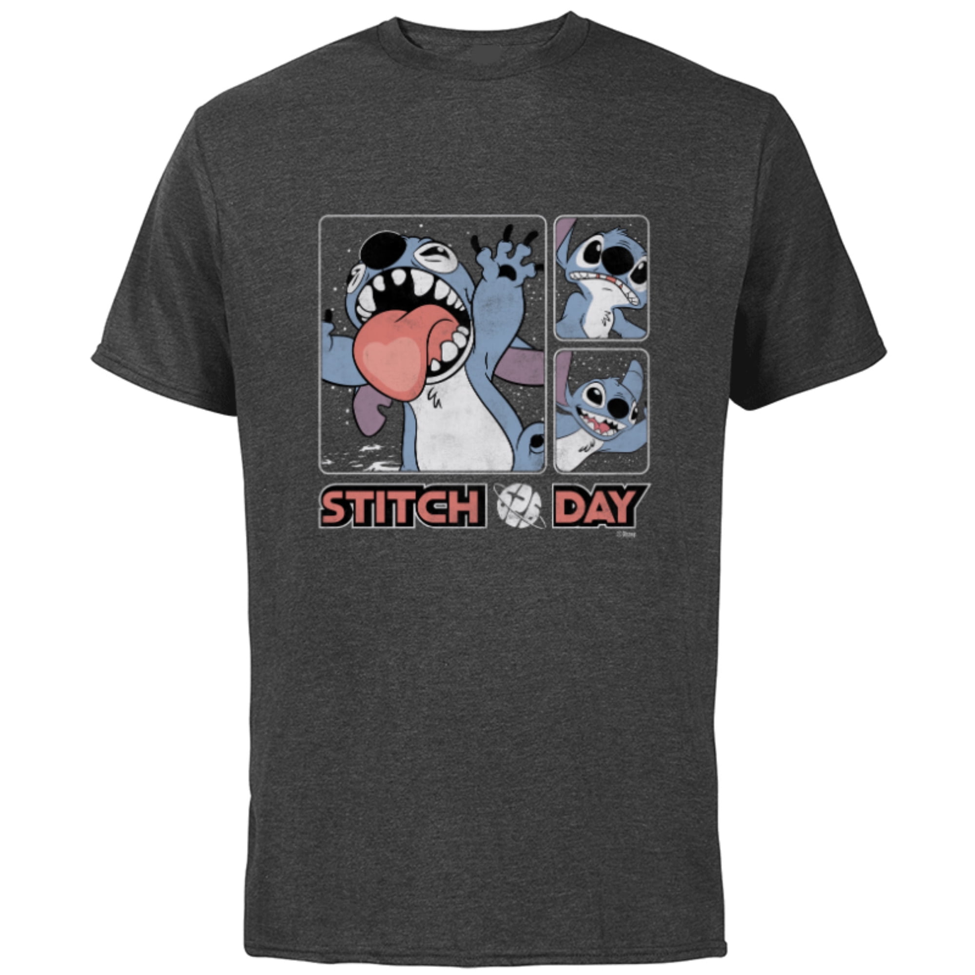 Disney Lilo & Stitch 626 Stitch Day Silly Faces Distressed - Short ...