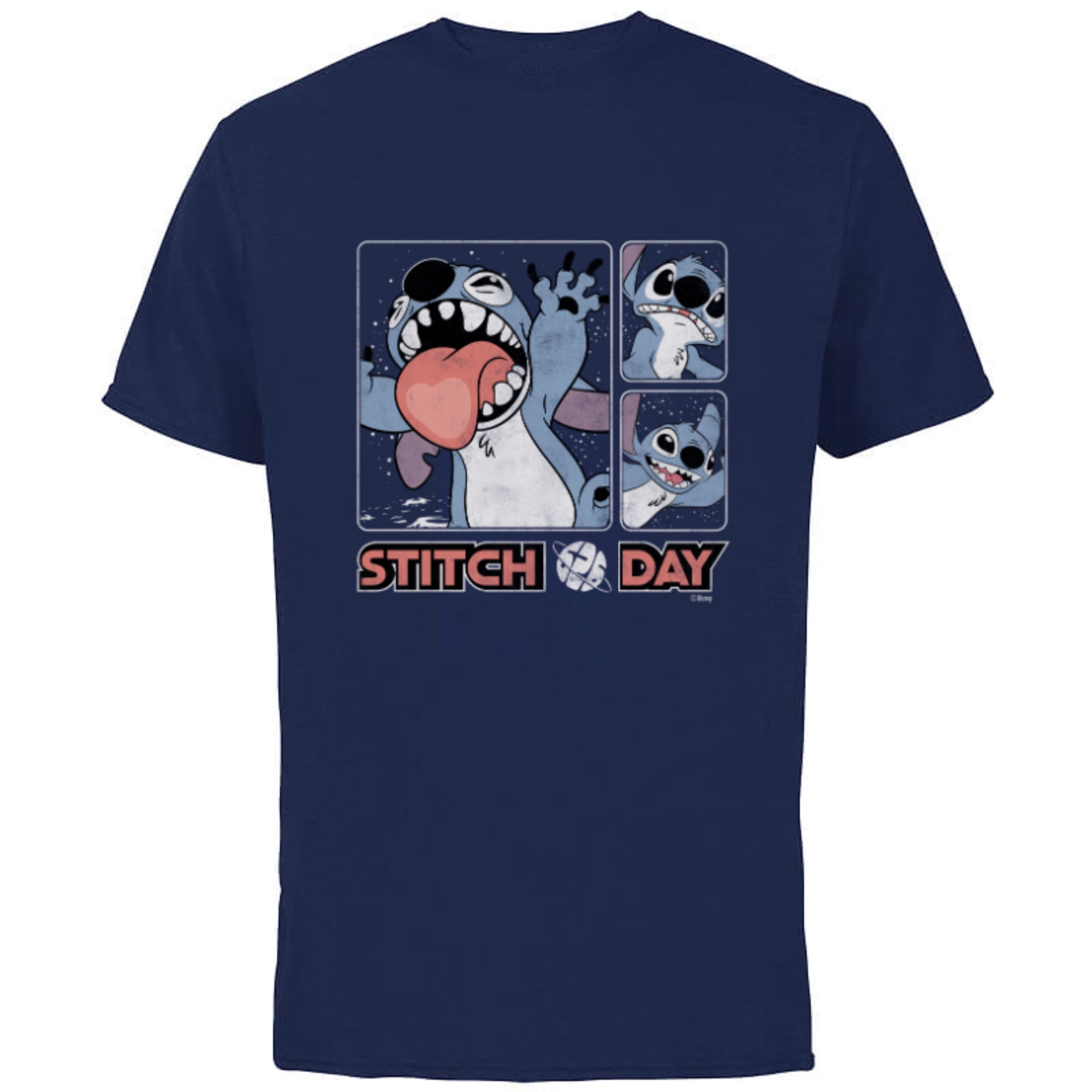 Disney Lilo & Stitch 626 Stitch Day Silly Faces Distressed - Short ...