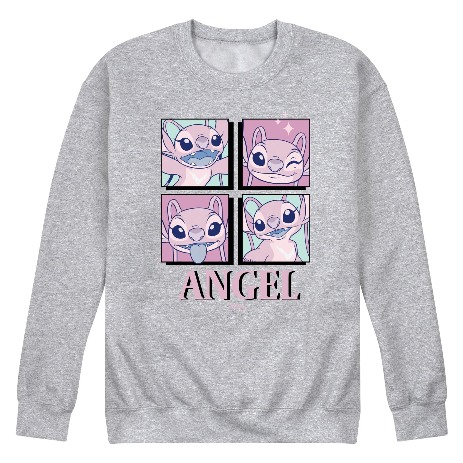 Disney - Lilo & Stitch - All The Expressions Of Angel - Men's Crew Neck ...