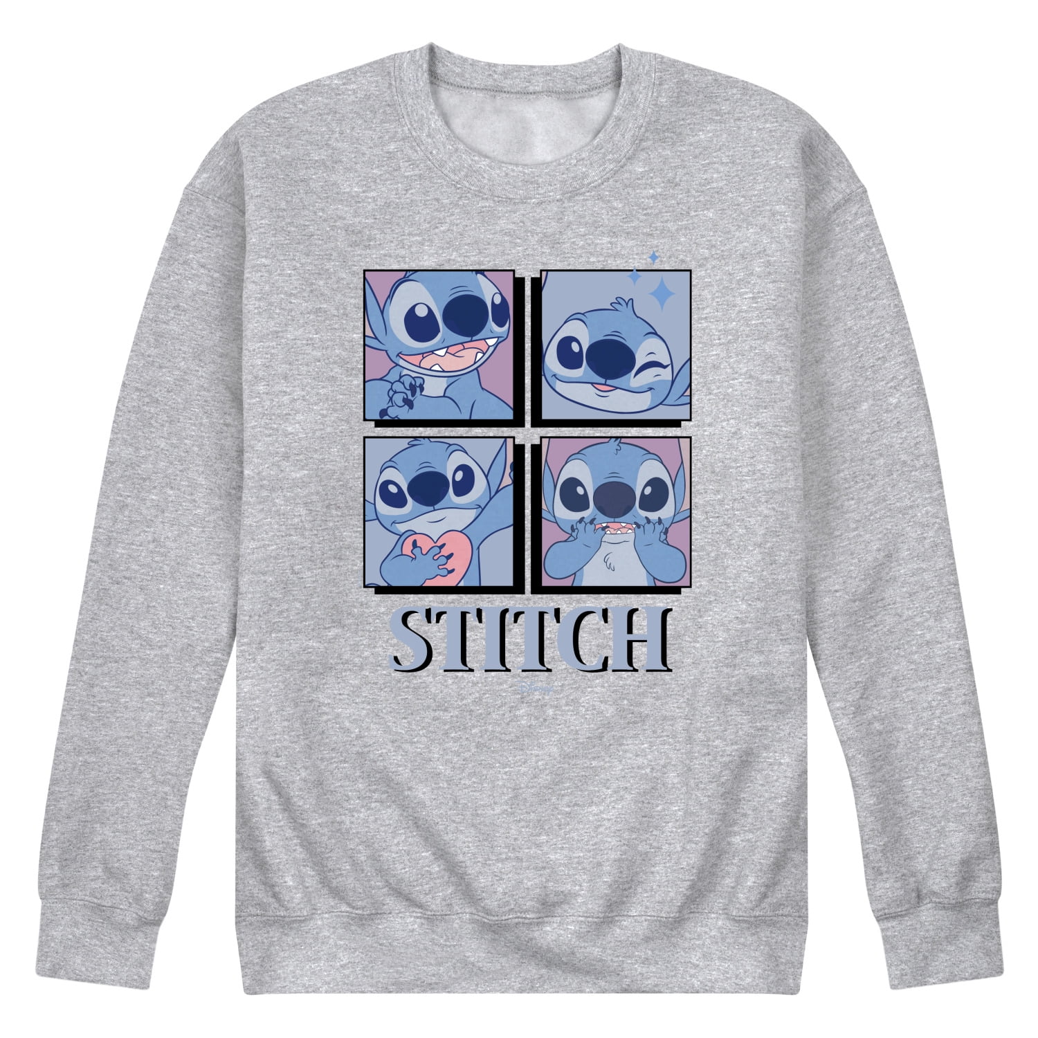 Disney - Lilo & Stitch - All The Expressions of Stitch - Men's Crew ...