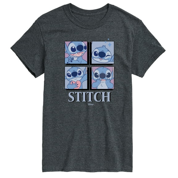 Lilo & Stitch - USA Stitch Drawing - Men's Short Sleeve Graphic T-Shirt ...