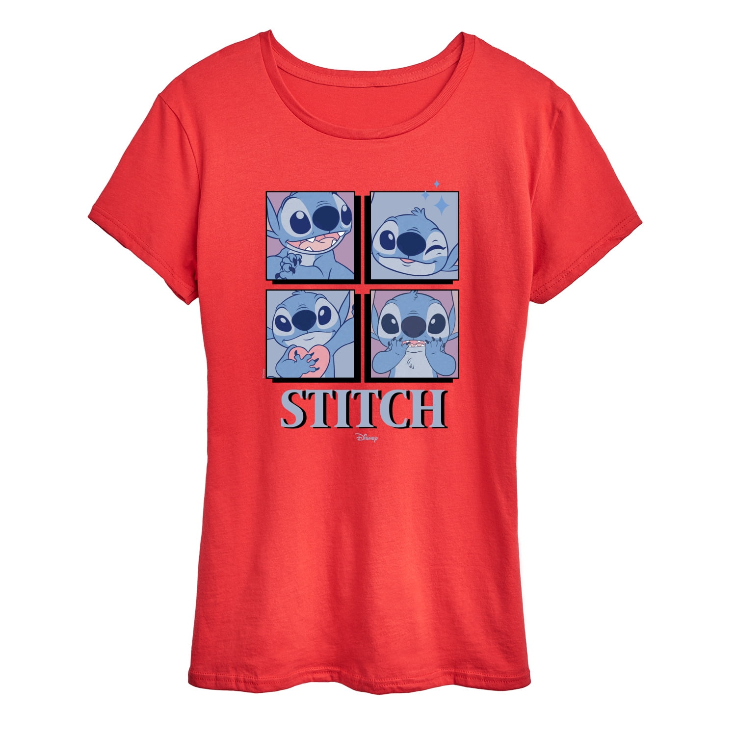 Disney - Lilo & Stitch - All The Expressions of Stitch - Women's Short ...