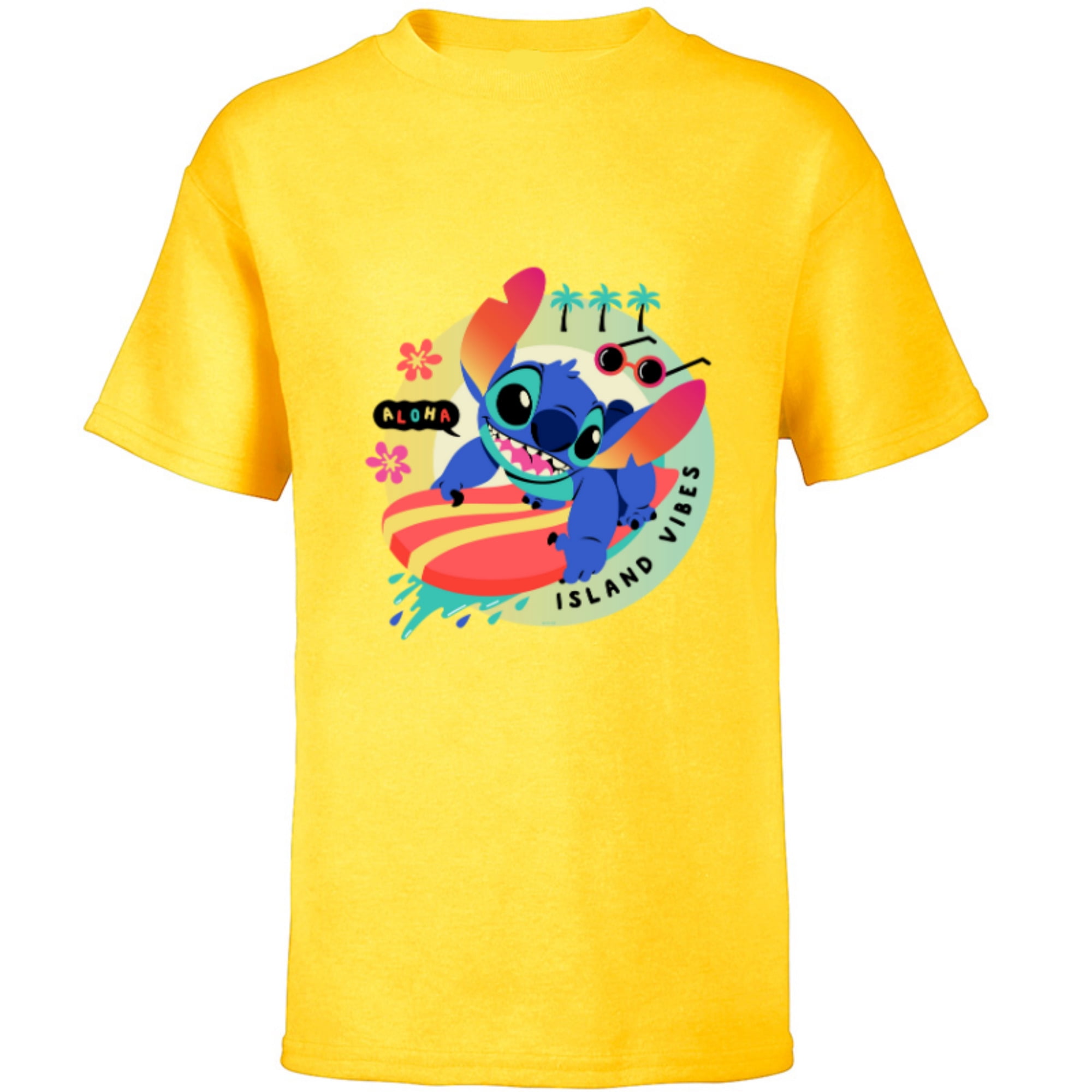 Disney Lilo & Stitch Aloha Island Vibes - Short Sleeve T-Shirt for Kids ...