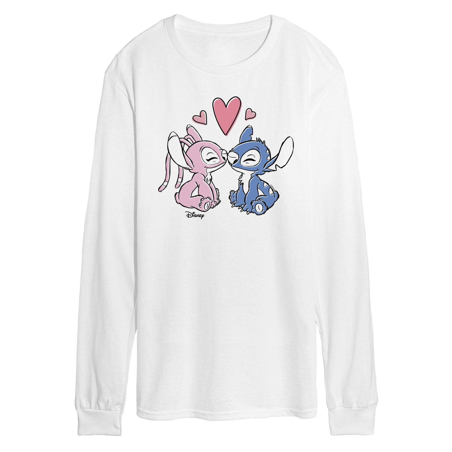 Disney - Lilo & Stitch - Angel & Stitch Share Kisses - Men's Long ...