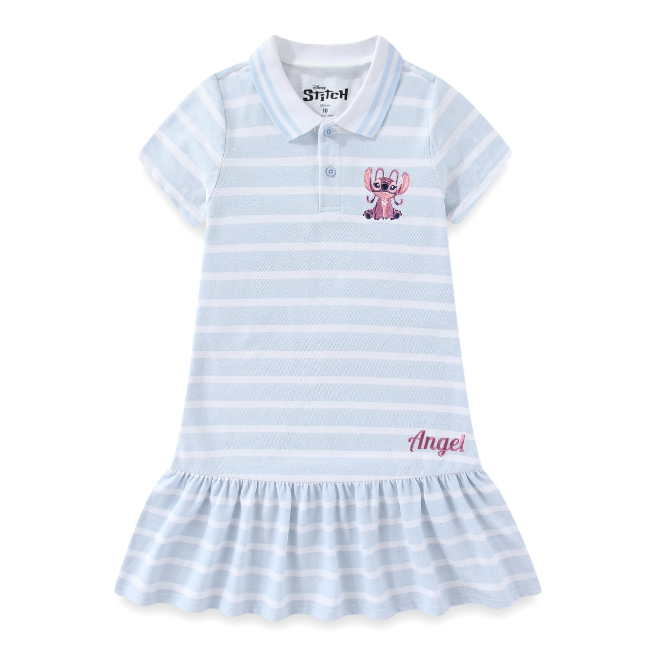 Disney Lilo & Stitch Angel Tennis Dress (Girls), Sizes 6-10 - Walmart.com